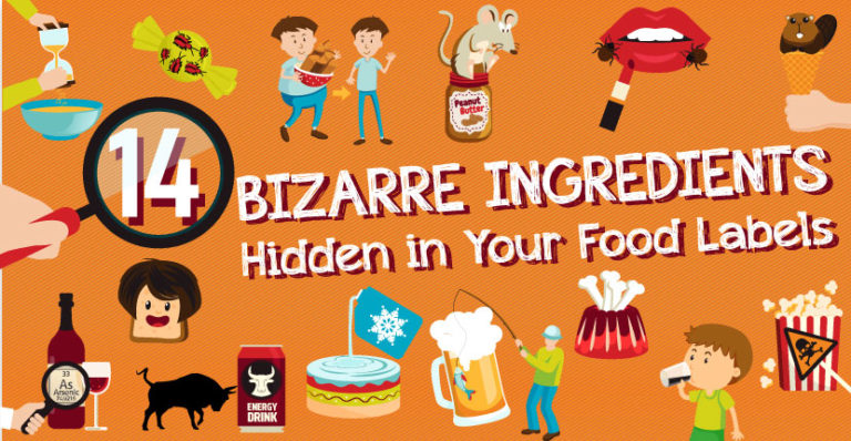 Bizarre Ingredients on Food Labels (Infographic)
